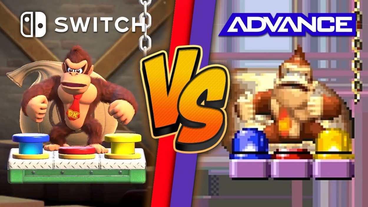 Mario vs Donkey Kong: Comparativa en vídeo de Nintendo Switch vs GBA ... Mario vs Donkey Kong: Comparativa en vídeo de Nintendo Switch vs GBA ...